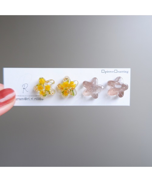 【R】691 スターミモザピアス4点セット(MA)（ピアス（両耳用））｜tone（トーン）のファッション通販 - ZOZOTOWN