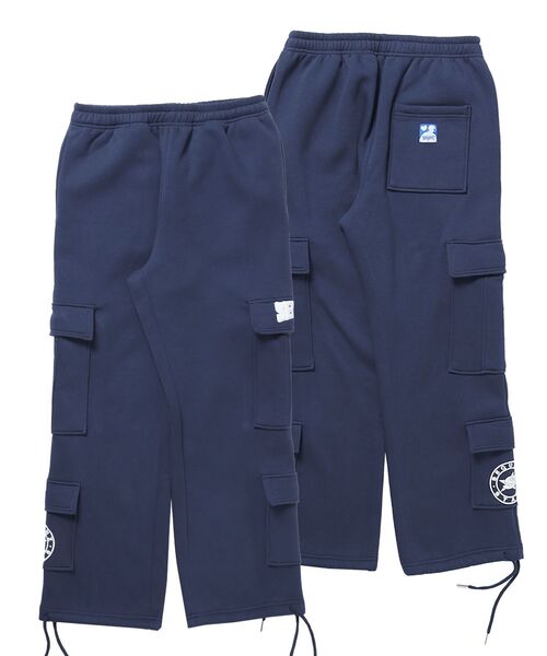 【SEQUENZ（シークエンズ）】90`s FLAVA SWEAT PANTS / ポケット ブロークコア オーバーサイズ レトロ ドロー ...
