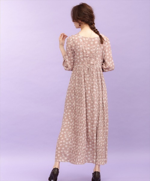 WILLSELECTION（ウィルセレクション）の「単色フラワー2WAY楊柳ワンピース（ワンピース）」 - WEAR