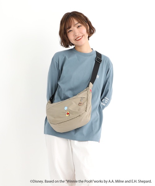 DUET SHOULDER BAG NYLON TUSSAH QUILL 25 / POOH（ショルダーバッグ