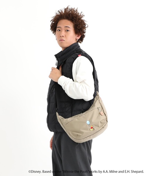 DUET SHOULDER BAG NYLON TUSSAH QUILL 25 / POOH（ショルダーバッグ