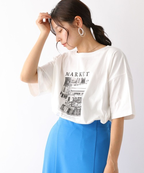 LEPSIM（レプシィム）の「アソートプリントT 177185（Tシャツ/カットソー）」 - WEAR