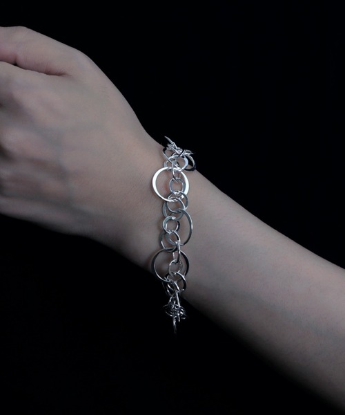 【YArKA/ヤーカ】multiple large and small circles bracelet [tju SICA4] / 大小円の多重ブレスレット（ブレスレット）｜YArKA（ヤー ...
