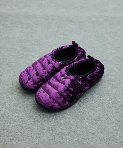 SUBU  〈DOTS〉VAMP/SUBU ウィンターサンダル  24-25.0cm  VELVET PURPLE SUBU/スブ SUBU DOTS VAMP VELVET（サンダル）｜SUBU（スブ）の