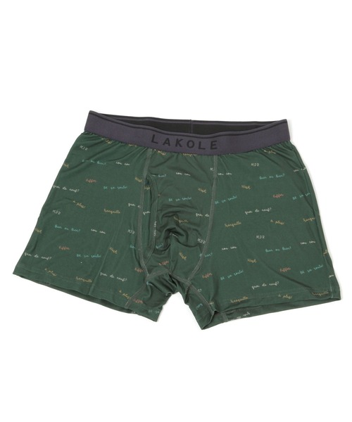 LAKOLE（ラコレ）の「フレーズプリントボクサーパンツ / 150169（ボクサーパンツ）」 - WEAR