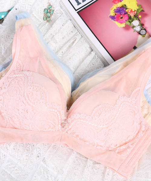 LEUTUS（ルタス）の「シアーメイクVカット脇高補正ブラ（ブラジャー）」 - WEAR