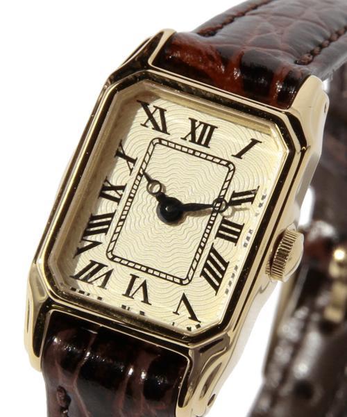 Demi-Luxe BEAMS（デミルクス ビームス）の「Demi-Luxe BEAMS / スクエア 型押レザー 腕時計（アナログ腕時計 ...