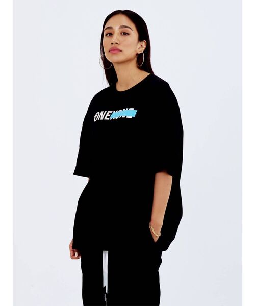 ONEXONE（ワンフォーワン）の「【ONEXONE】テープ Tシャツ（Tシャツ/カットソー）」 - WEAR