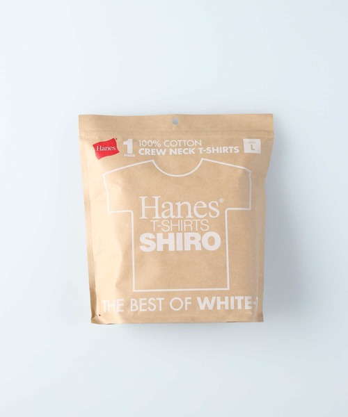 HANES（ヘインズ）の「【HANES】SHIRO クルーネック半袖Tシャツ（Tシャツ/カットソー）」 - WEAR