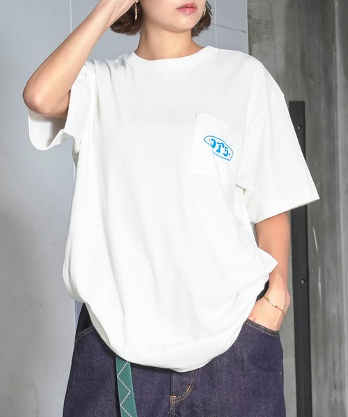 【セール】DTS POCKET S/S T-SHIRTS/ドッグタウンライトウェイト胸ワンポイントブランドロゴプリント半袖Tシャツ（Tシャツ ...