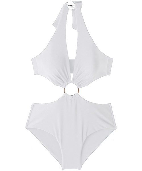 BALIBIKI（バリビキ）の「レディース水着 ホルターネックカットアウトリングモノキニ（水着）」 - WEAR