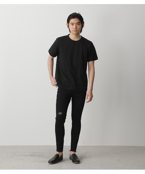 AZUL by moussy（アズールバイマウジー）の「BASIC MINI ZURRY TEE/ベーシックミニズリーTシャツ（Tシャツ ...