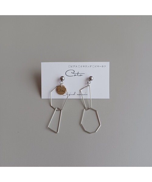 【Coto】ワイヤーチャームピアス(ミニ)(MA)（ピアス（両耳用））｜tone（トーン）のファッション通販 - ZOZOTOWN