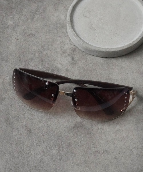 Port（ポート）の「【 antique andico / アンティーク アンディコ 】 グラデーション リムレス サングラス（サングラス ...