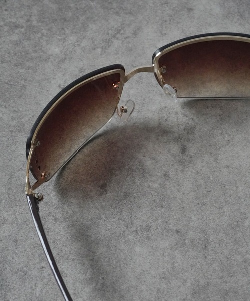 Port（ポート）の「【 antique andico / アンティーク アンディコ 】 グラデーション リムレス サングラス（サングラス ...