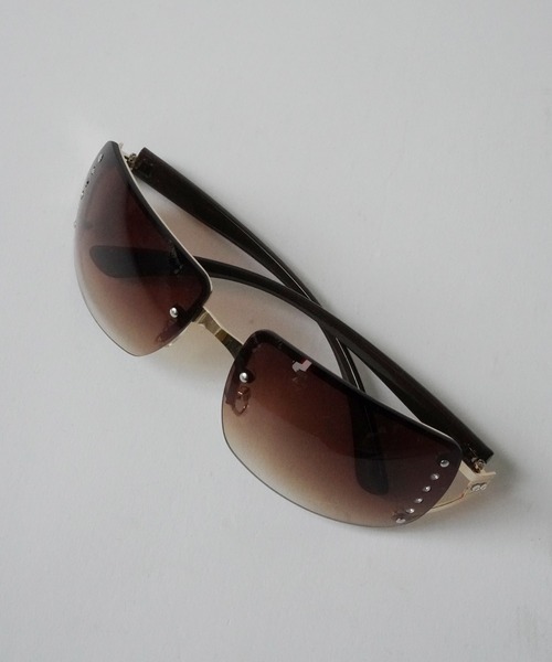 Port（ポート）の「【 antique andico / アンティーク アンディコ 】 グラデーション リムレス サングラス（サングラス ...