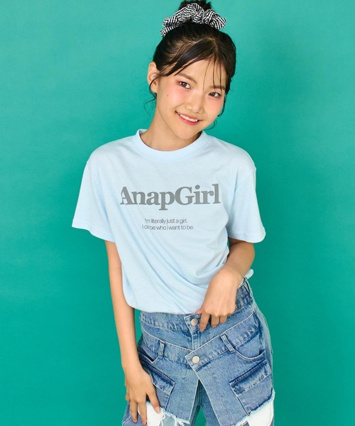 ロゴプリント Tシャツ（Tシャツ/カットソー）｜ANAP GiRL（アナップガール）のファッション通販 - ZOZOTOWN