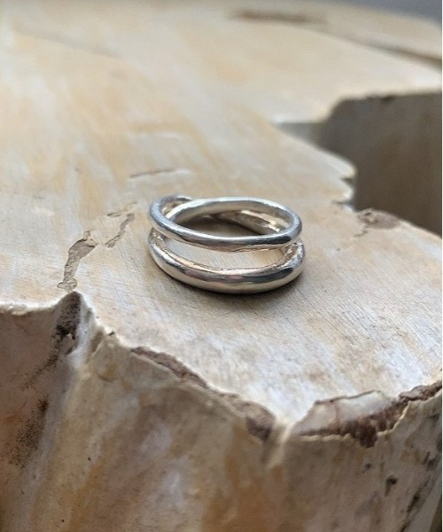 mou（モウ）の「S925 Double hoop ring（リング）」 - WEAR