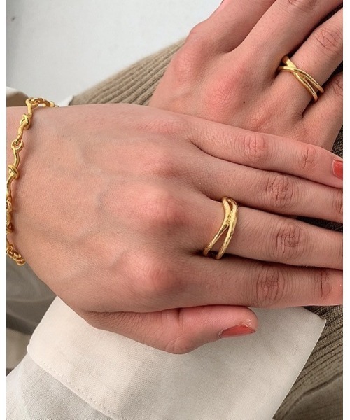 mou（モウ）の「S925 Double hoop ring（リング）」 - WEAR