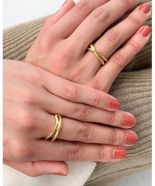 mou（モウ）の「S925 Double hoop ring（リング）」 - WEAR