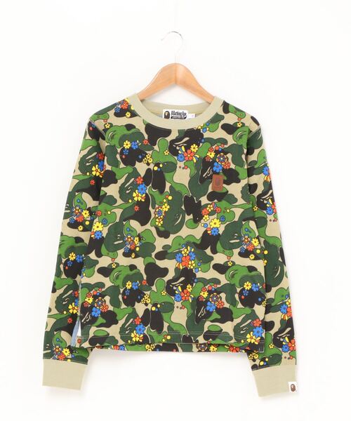 A BATHING APE（アベイシングエイプ）の「ABC CAMO FLOWER CREWNECK L（スウェット）」 - WEAR