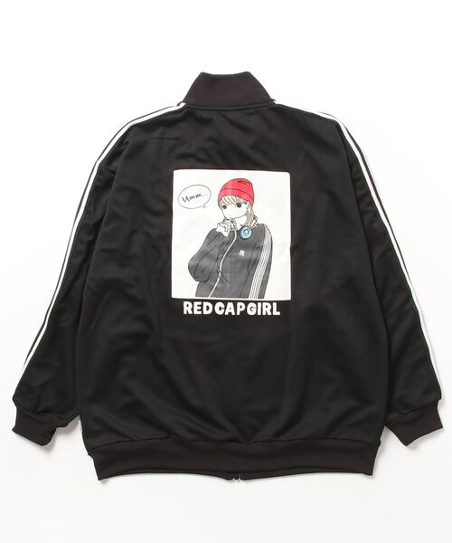 Red Cap Girl（レッドキャプガール）の「RED CAP GIRL レッドキャップガール バックプリントトラックジャケット（ジャージ ...