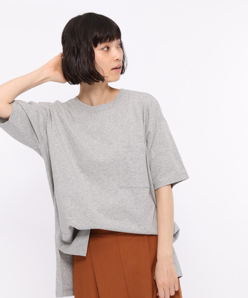 LAKOLE（ラコレ）の「【汗ジミ軽減】USAコットンBIGポケットTシャツ / LAKOLE（Tシャツ/カットソー）」 - WEAR