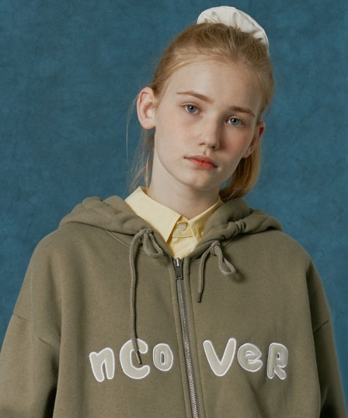 NCOVER（エヌカバー）の「【NCOVER 】Signature patch logo hoodie zipup / シグネチャーパッチロゴ ...