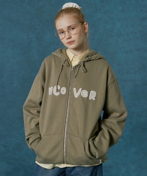 NCOVER（エヌカバー）の「【NCOVER 】Signature patch logo hoodie zipup / シグネチャーパッチロゴ ...