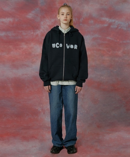 NCOVER（エヌカバー）の「【NCOVER 】Signature patch logo hoodie zipup / シグネチャーパッチロゴ ...