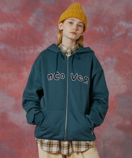 NCOVER（エヌカバー）の「【NCOVER 】Signature patch logo hoodie zipup / シグネチャーパッチロゴ ...