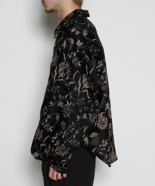 superNova.（スーパーノヴァ）の「Big shirt jacket 参 - Velvet flower jacqu（シャツ/ブラウス ...