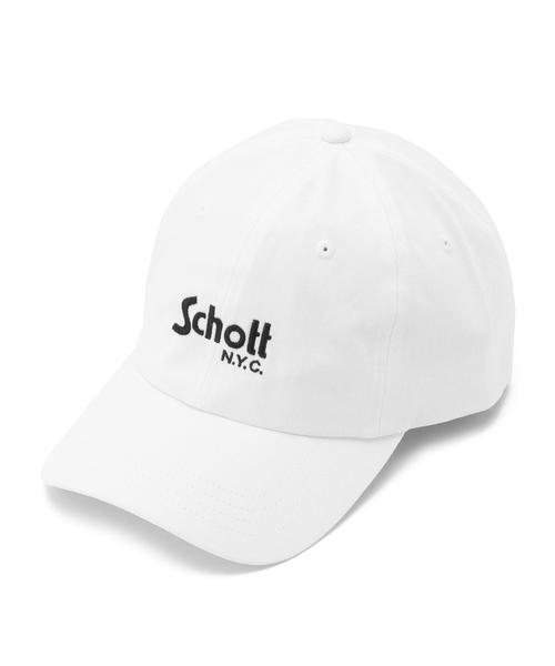 schott（ショット）の「Schott(ショット) COTTON TWILL CAP BASIC LOGO コットン ツイル ベーシック ...