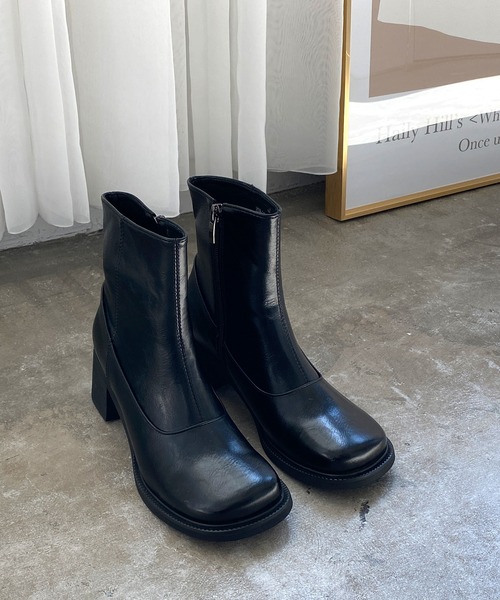 chuclla（チュクラ）の「【chuclla】Round square toe stitch boots chs96（ブーツ）」 - WEAR