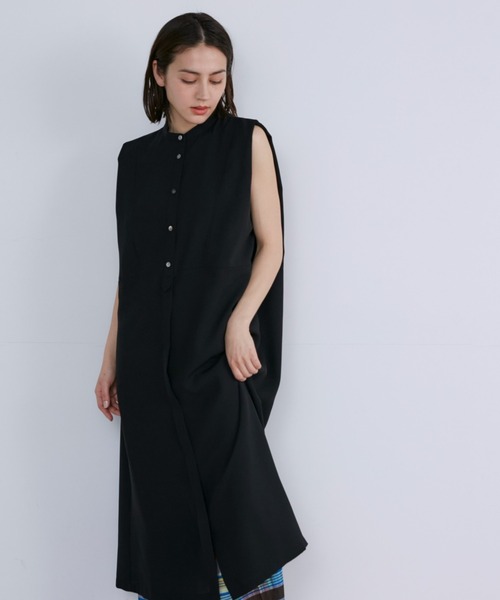 INED（イネド）の「ノースリーブシャツドレス（ワンピース）」 - WEAR
