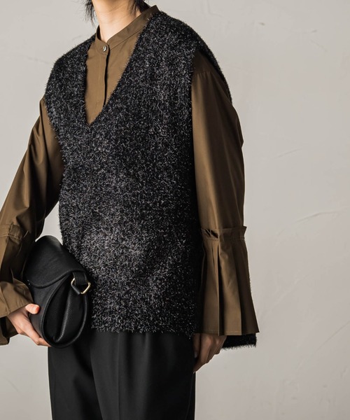 MAYSON GREY（メイソングレイ）の「ラメシャギーニットベスト（ニット/セーター）」 - WEAR