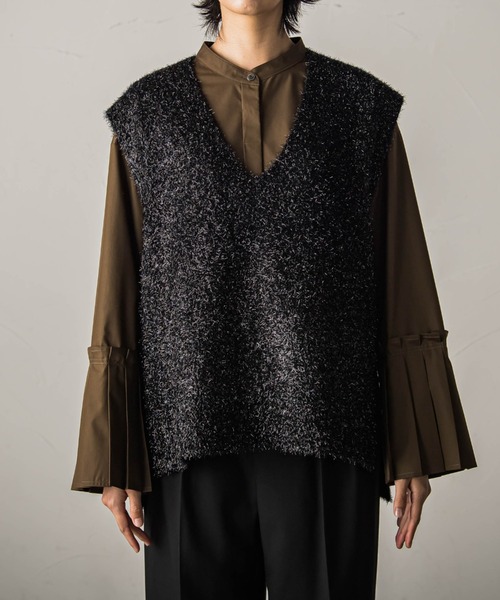 MAYSON GREY（メイソングレイ）の「ラメシャギーニットベスト（ニット/セーター）」 - WEAR