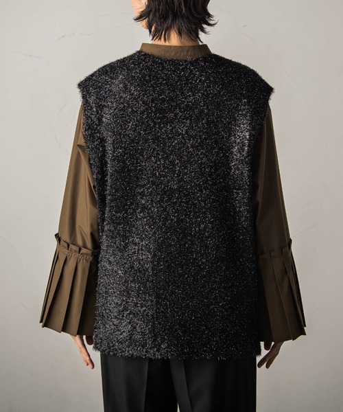 MAYSON GREY（メイソングレイ）の「ラメシャギーニットベスト（ニット/セーター）」 - WEAR