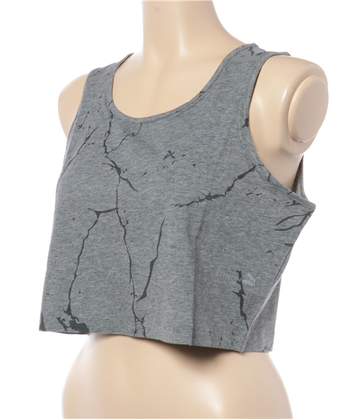 PUMA（プーマ）の「PUMA X STAMPD DRAPY TOP (WOMEN)（Tシャツ/カットソー）」 - WEAR