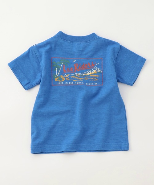 Lee（リー）の「Lee/リー【80-100cm】ベビー ALOHA BACK PRINT ショートスリーブTシャツ（Tシャツ/カットソー ...