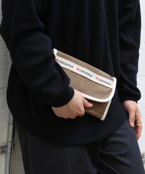 CONVERSE（コンバース）の「CONVERSE LOGOTAPE WALLET POUCH（財布）」 - WEAR