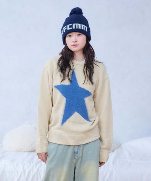 FCMM（エフシーエムエム）の「PONPON BEANIE/ポンポンビーニー（ニットキャップ/ビーニー）」 - WEAR