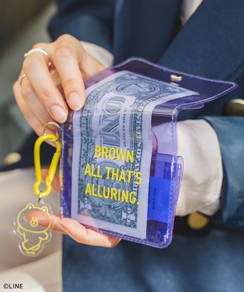 【So Good! LINE FRIENDS 】LINEブラウン PVCウォレット（財布）｜ACCOMMODE（アコモデ）のファッション通販 - ZOZOTOWN
