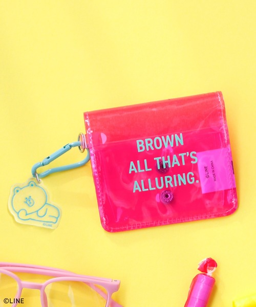 ACCOMMODE（アコモデ）の「【So Good! LINE FRIENDS 】LINEブラウン PVCウォレット（財布）」 - WEAR