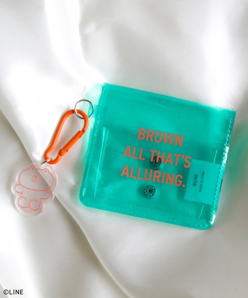 ACCOMMODE（アコモデ）の「【So Good! LINE FRIENDS 】LINEブラウン PVCウォレット（財布）」 - WEAR
