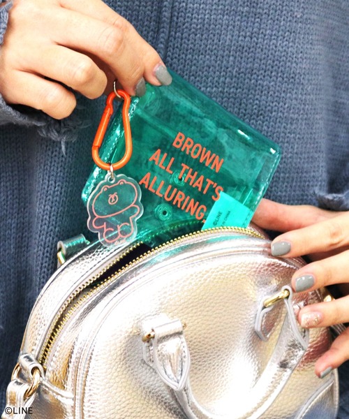 ACCOMMODE（アコモデ）の「【So Good! LINE FRIENDS 】LINEブラウン PVCウォレット（財布）」 - WEAR