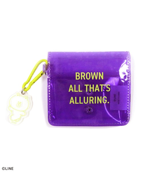 ACCOMMODE（アコモデ）の「【So Good! LINE FRIENDS 】LINEブラウン PVCウォレット（財布）」 - WEAR