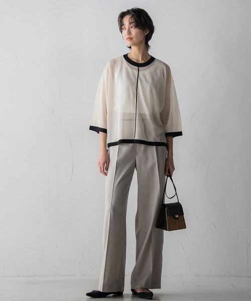 MAYSON GREY（メイソングレイ）の「配色ラインシアーニットプルオーバー（ニット/セーター）」 - WEAR