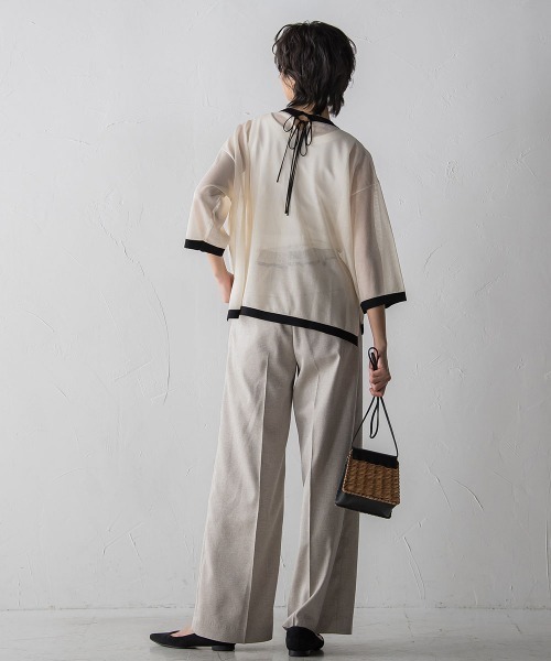 MAYSON GREY（メイソングレイ）の「配色ラインシアーニットプルオーバー（ニット/セーター）」 - WEAR