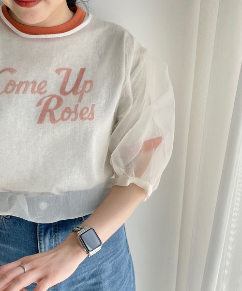 LOWRYS FARM（ローリーズファーム）の「2WAYオーガンジーブラウス5S 906582（シャツ/ブラウス）」 - WEAR